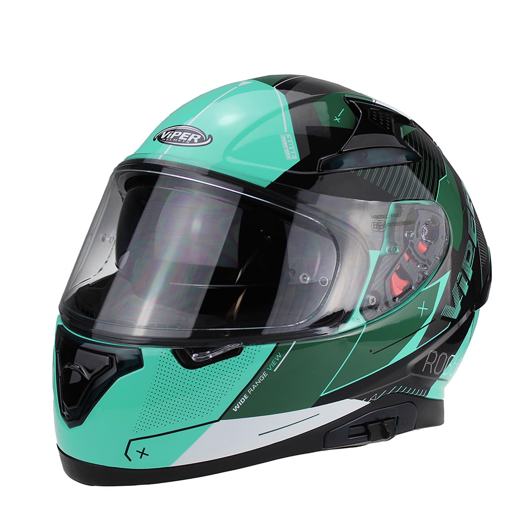 Viper RSV95 Rogue Shiny Full Face Motorcycle Helmet - MaximoMoto SL (Maximomoto.co.uk ...