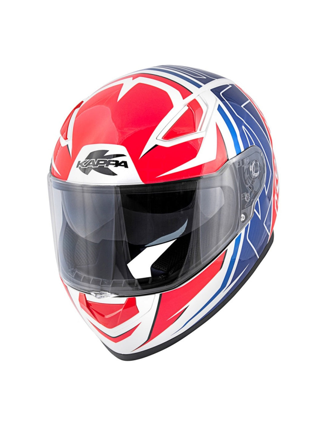 KAPPA - KV41/DALLAS.D/SINGLE FULL HELMET WHITE/RED - MaximoMoto SL ...
