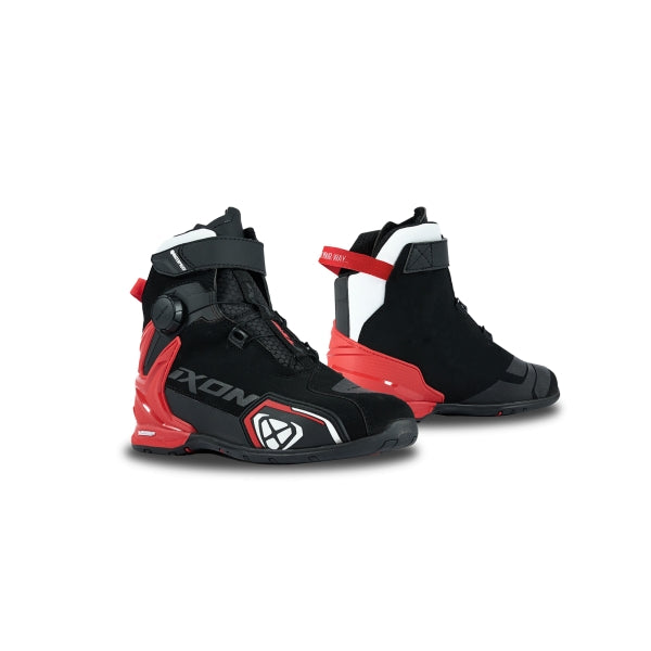 IXON BOOTS BULL 2 WP MAN BLACK/WHITE/RED – MaximoMoto SL - Motorcycle ...