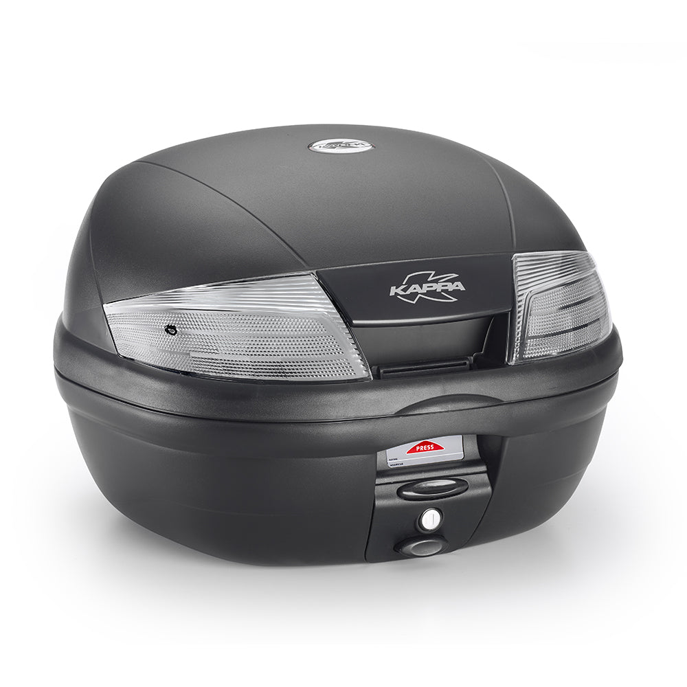 KAPPA Top Case, Black Base, 35 L with Smoked Reflectors – MaximoMoto SL ...