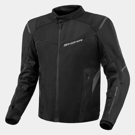 SHIMA RUSH 2.0 VENTED MEN'S MOTORCYCLE JACKET BLACK – MaximoMoto SL ...