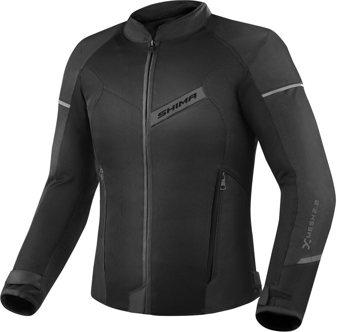 SHIMA X-MESH 2.0 MAN MOTORCYCLE TEXTILE JACKET BLACK - MaximoMoto SL ...