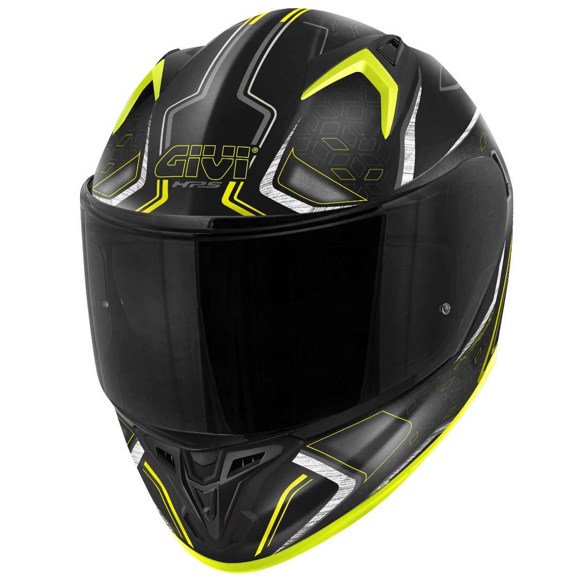 GIVI -HELMET FULL-FACE HELMET 508/MYSTICAL BLACK-MT/YELLOW/TITANI ...