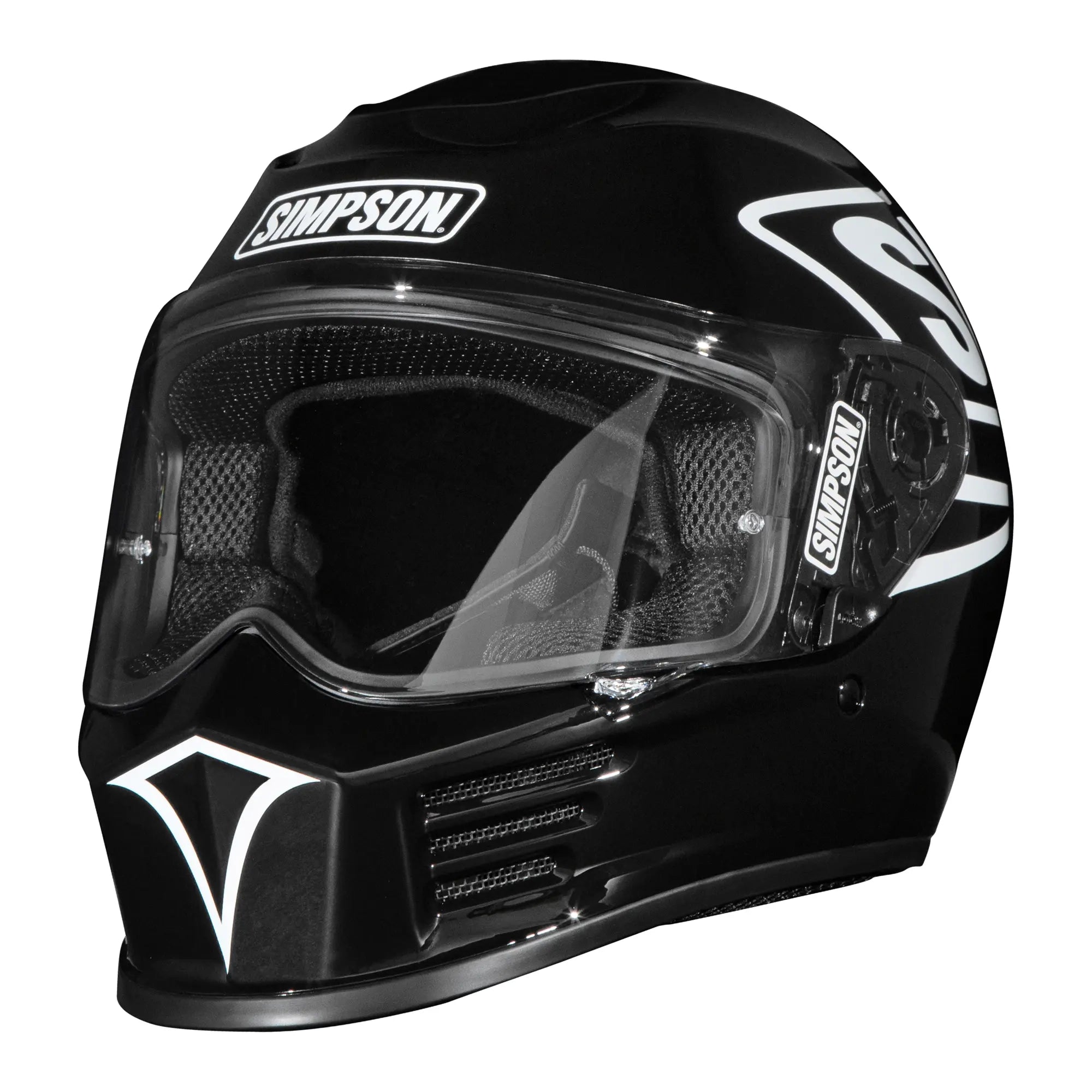 Simpson Speed 12 O’Clock Motorcycle Lightweight Full Face Helmet ...